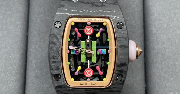 Richard Mille-RM07-01 32mm Ladies Candy Black Carbon / Rose Gold Case ...