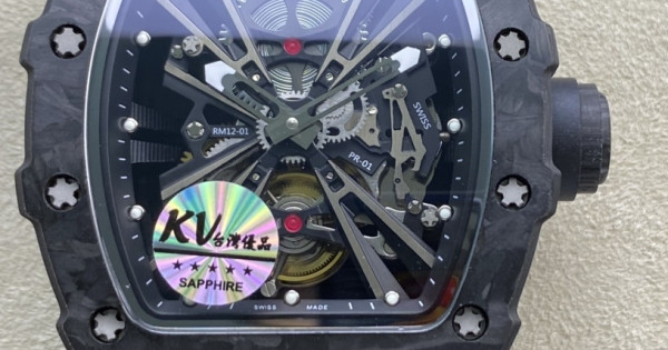 Richard Mille- RM12-01 NTPT Forged Carbon Case Skeleton dail with ...