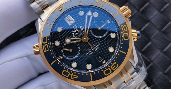 OMEGA - Seamaster 300m Chronograph 44mm SS/YG/SS Black Dial GDF A9900