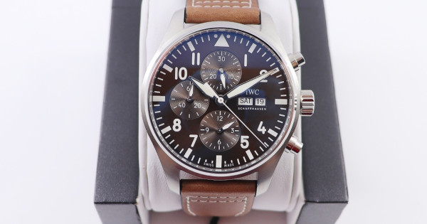 IWC - Pilot Chrono IW377713 43mm SS/LE Brown ZF A7750