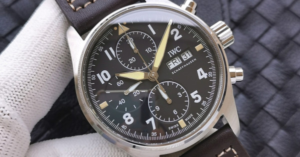 IWC - Pilot Chrono IW377713 43mm SS/LE Black ZF A7750